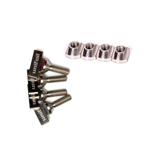 UniFoil Wing Bolt Titanium (Pack of 4) With Nuts – Surf FX